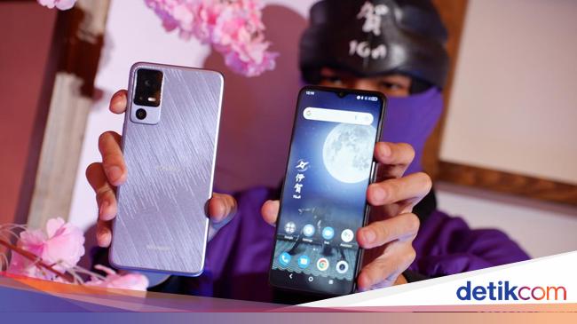 Ini Sharp Aquos V6 5G, HP 'Ninja' Harga Rp 3 Jutaan