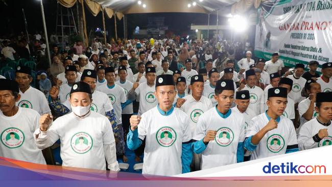 Santri & Kiai di Cilacap Kompak Dukung Ganjar Jadi Presiden 2024