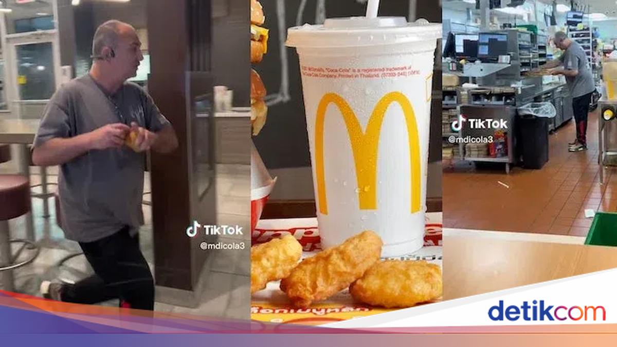 Tak Sabar Menunggu Pesanan, Pria Ini Nekat Masuk Dapur McDonald's