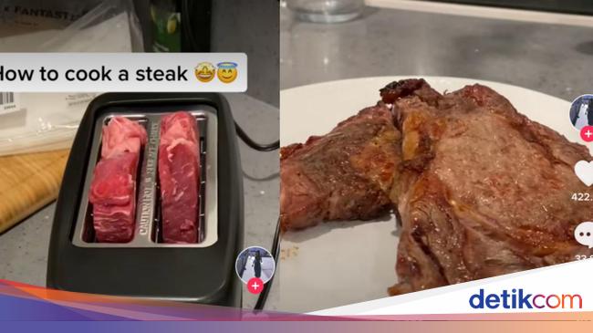 Heboh Tren Panggang Steak di Panggangan Roti, Ternyata Bisa Picu Kebakaran!