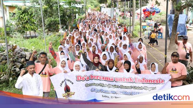 Kepincut Program 5Ng, Emak-emak di Jember Dukung Ganjar Jadi Presiden