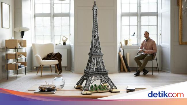 Siapkan Tangan dan Waktu untuk Bangun Lego Menara Eiffel Raksasa