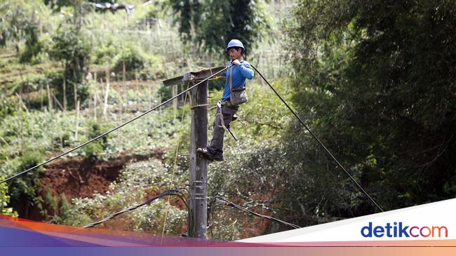 PLN Gercep Perbaiki Jaringan Listrik di Cianjur