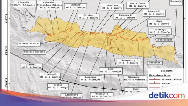 Pakar ITS Sebut Surabaya Rawan Terdampak Bila Sesar Kendeng Berguncang