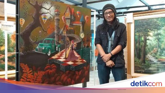 Lukisan Karya Eks Gitaris Band Rock Ini Bikin Kolektor Pada Ngelirik
