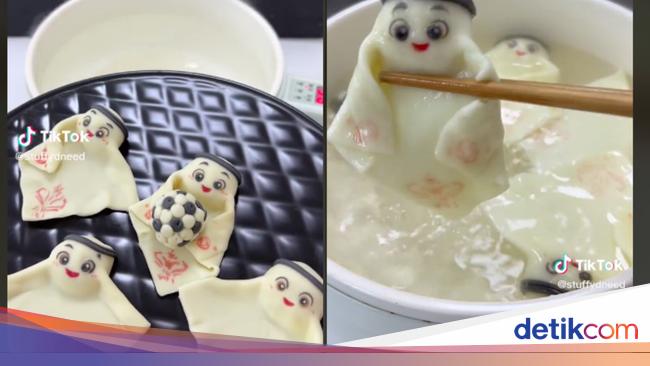 Gemas! Dumpling Ini Berbentuk La'eeb, Maskot Pildun 2022 di Qatar