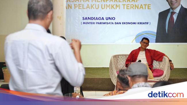Sandiaga Dorong Pelaku Umkm Dan Ikm Di Ternate Manfaatkan Teknologi