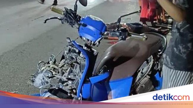 Tabrakan Motor di Bajoe Bone, 1 Tewas di Tempat-2 Dilarikan ke RS