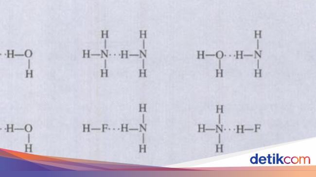 Ikatan Hidrogen Gaya Antarmolekul Ikatan Hidrogen Ikatan Kimia Molekul
