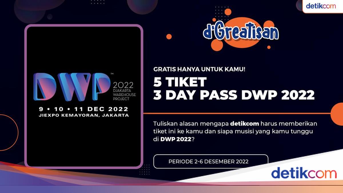 Selamat! Ini Pemenang Tiket Gratis DWP 2022 dari detikcom