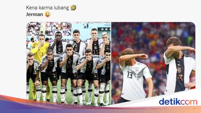 Meme Kocak Jerman Menang Tapi Nangis, Ditikung Spanyol hingga Kena Azab