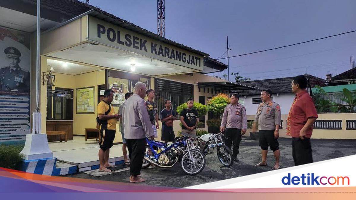 Polisi Ngawi Gagalkan Balap Liar, Tiga Pembalap Diamankan