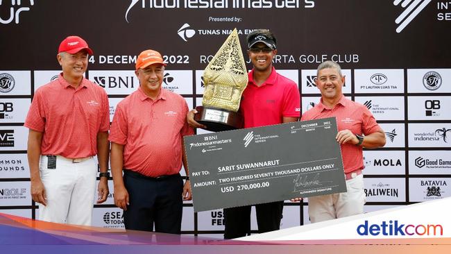 BNI Apresiasi Pegolf Thailand Suwannarut Juara Indonesian Masters 2022