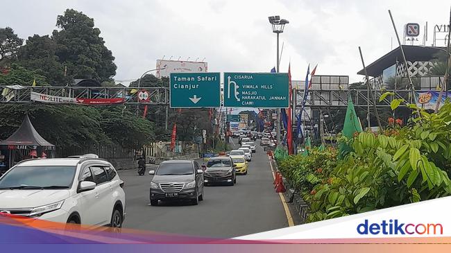 Jalur Puncak Bogor Macet, One Way Arah Jakarta Diterapkan