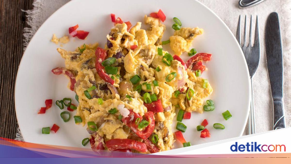 Resep Orak-arik Telur Paprika yang Creamy Pedas, Cocok Buat Sarapan
