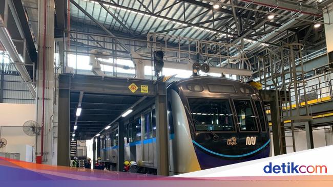 Menengok Satu-satunya 'Bengkel' MRT Jakarta di Depo Lebak Bulus