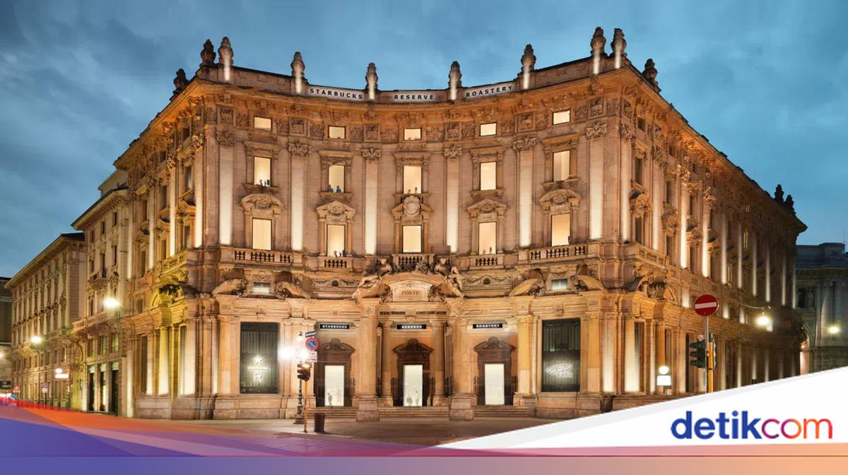 Potret Starbucks Unik di Milan, Pakai Bangunan Bersejarah Abad ke-20