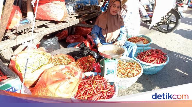 Harga Sembako di Pasar Terong Merangkak Naik, Cabai Rawit Rp 32.000/Kg
