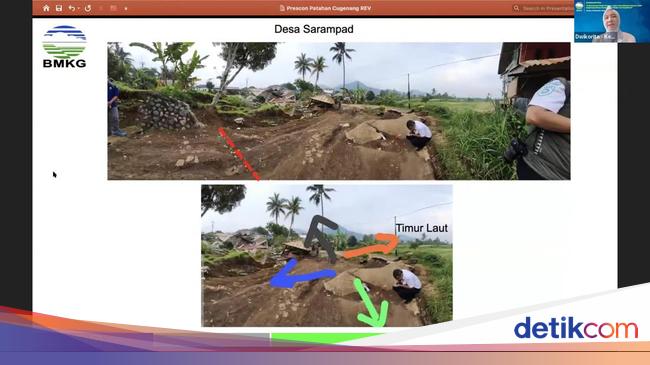 BMKG Jelaskan Radius Bahaya di Sesar Cugenang yang Lintasi 9 Desa