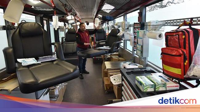 Wujud Rumah Sakit Keliling Untuk Rawat Pasukan Ukraina