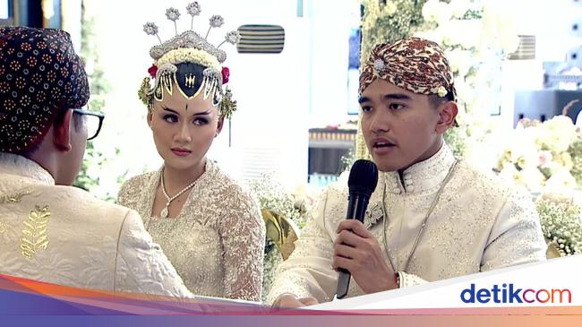 Video: Momen Bahagia Akad Nikah Kaesang-Erina