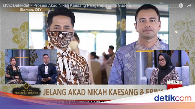 Raffi Ahmad-Desta Hadir di Akad Nikah Kaesang dan Erina