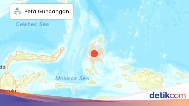 Gempa M 4,6 Guncang Halmahera Barat, Terasa Kuat di Ternate Gempa M 4,6 Guncang Halmahera Barat, Terasa Kuat di Ternate