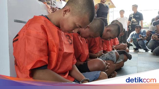 Tampang Lesu 7 Remaja Pemerkosa Siswi SMA di Probolinggo
