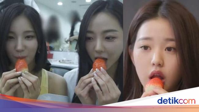 Gegara Pose Makan Stroberi Pakai Dua Tangan, Idol K-Pop Ini Dibanjiri Hujatan