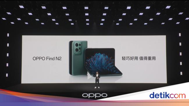 HP Layar Lipat Oppo Find N2 Rilis dengan Bodi Lebih Tipis dan Ringan