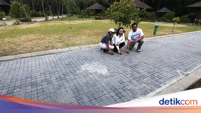 Taman Mangrove Angke Dilapisi Paving Block Hasil Daur Ulang