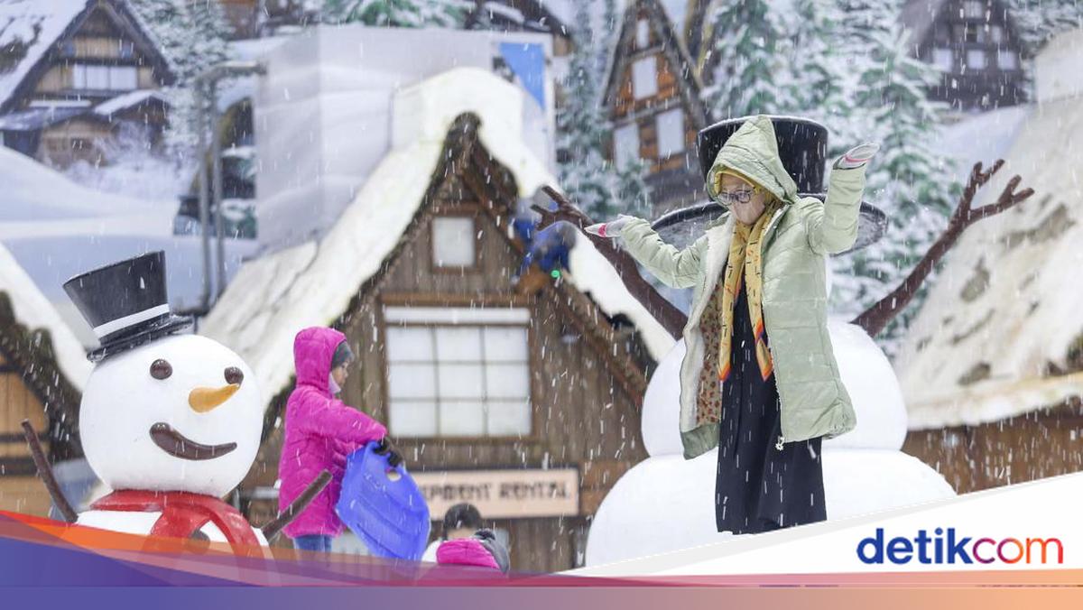 Tak Perlu ke Eropa, Main Salju Bisa di Trans Snow Bintaro