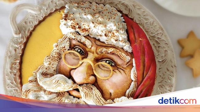 Di Tangan Seniman Ini, Pie Jadi Karya Seni Potret Tokoh Terkenal