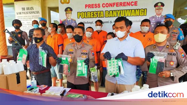 Polisi Banyuwangi Ungkap 178 Kasus Narkoba Pada 2022 1 7 Kg Sabu Disita