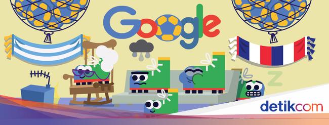 Google Doodle Ikut Gregetan Sambut Final Piala Dunia Argentina Vs Prancis