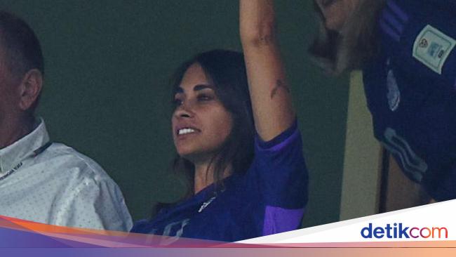 Potret Istri Messi Nonton Argentina Menang Piala Dunia, Tegang Hingga ...