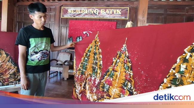 Batik Motif Natal Bikinan Perajin Kulon Progo Jadi Buruan