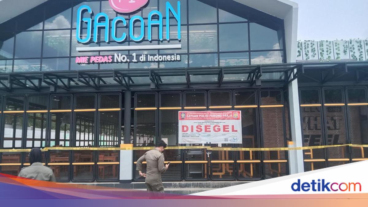 Mie Gacoan Serpong Tangsel Disegel Satpol PP!