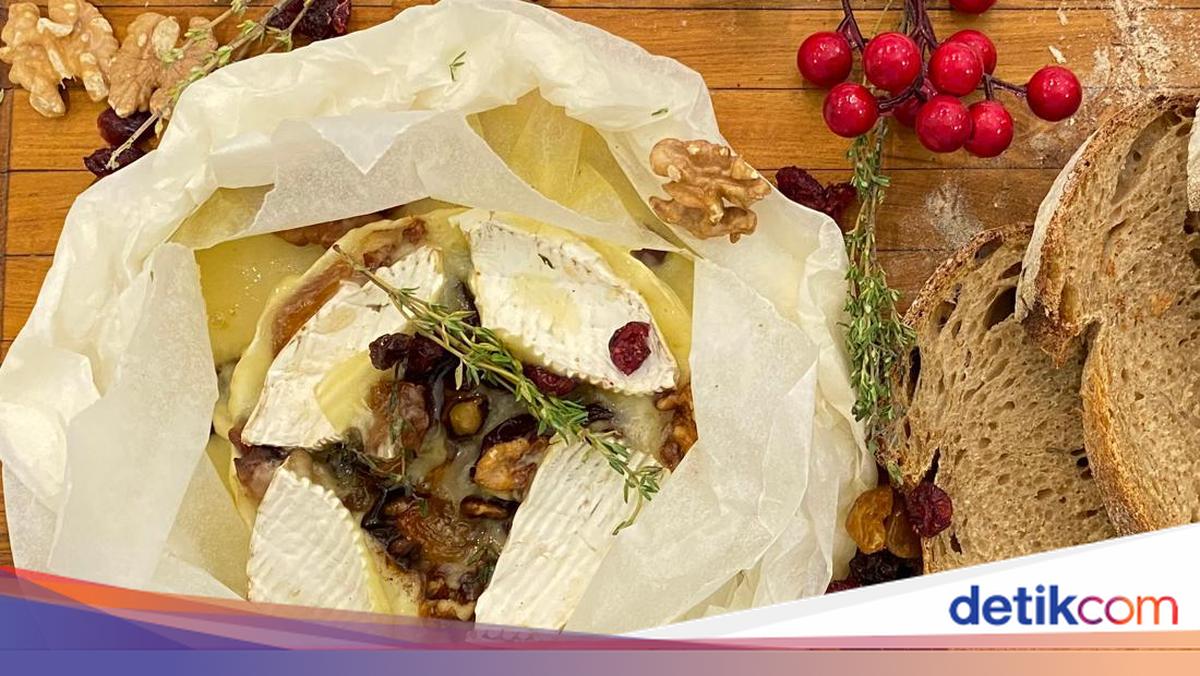 Resep Keju Camembert Panggang dan Buah Kering, Sajian Praktis Buat Natal