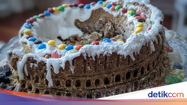 Unik! Kue Jahe Ini Didesain Mirip Istana hingga Colosseum Roma