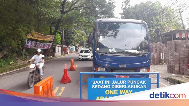 Arus Balik Libur Natal, One Way Puncak Bogor ke Jakarta Diterapkan Siang Ini