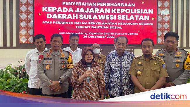 Mensos Risma Ungkap Korupsi Bansos Bpnt Rp 25 M Di Sulsel Kasus Terbesar