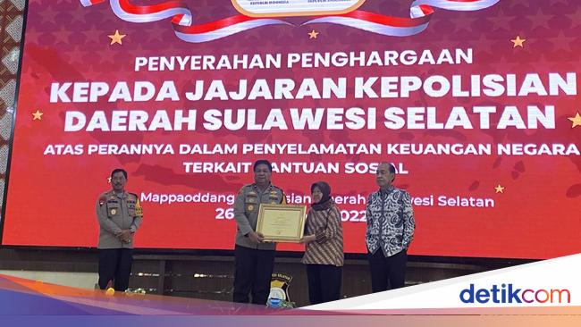 Mensos Beri Penghargaan Polda Sulsel Bongkar Korupsi Bansos Bpnt Rp 25 M