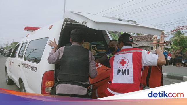 Kecelakaan Truk Trailer Vs 2 Motor di Sragen, 2 Anak Tewas