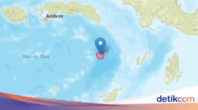 Gempa M 5,1 Berpusat di Laut Guncang Maluku Tenggara, Tak Berpotensi Tsunami