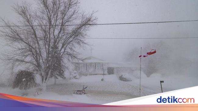 Korea Utara Dilanda Badai Salju