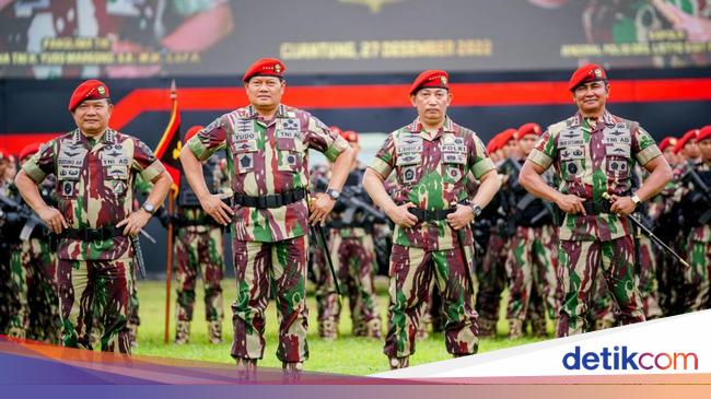 Komando Gagahnya Kapolri Panglima Tni Pakai Baret Merah Kopassus
