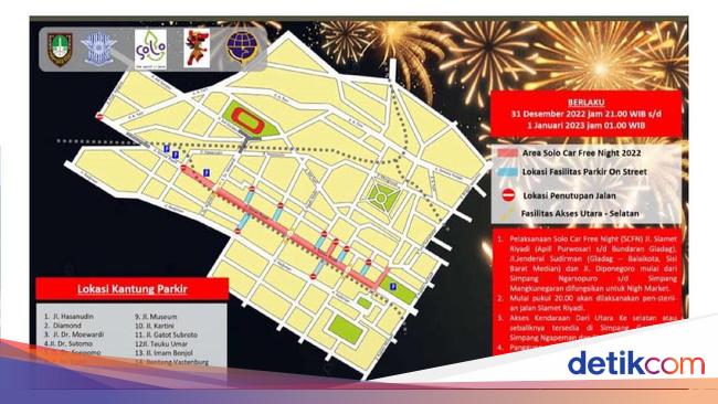 Ada Solo Car Free Night Malam Tahun Baru 2023, Ini Rekayasa Lalinnya