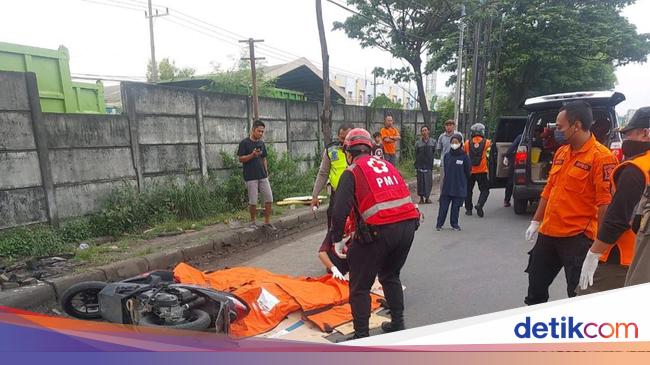 Biker Warga Surabaya Tewas Setelah Jatuh Lalu Terlindas Truk Trailer