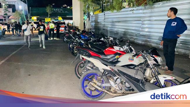 Polisi Amankan 25 Motor Knalpot Brong di Labuan Bajo